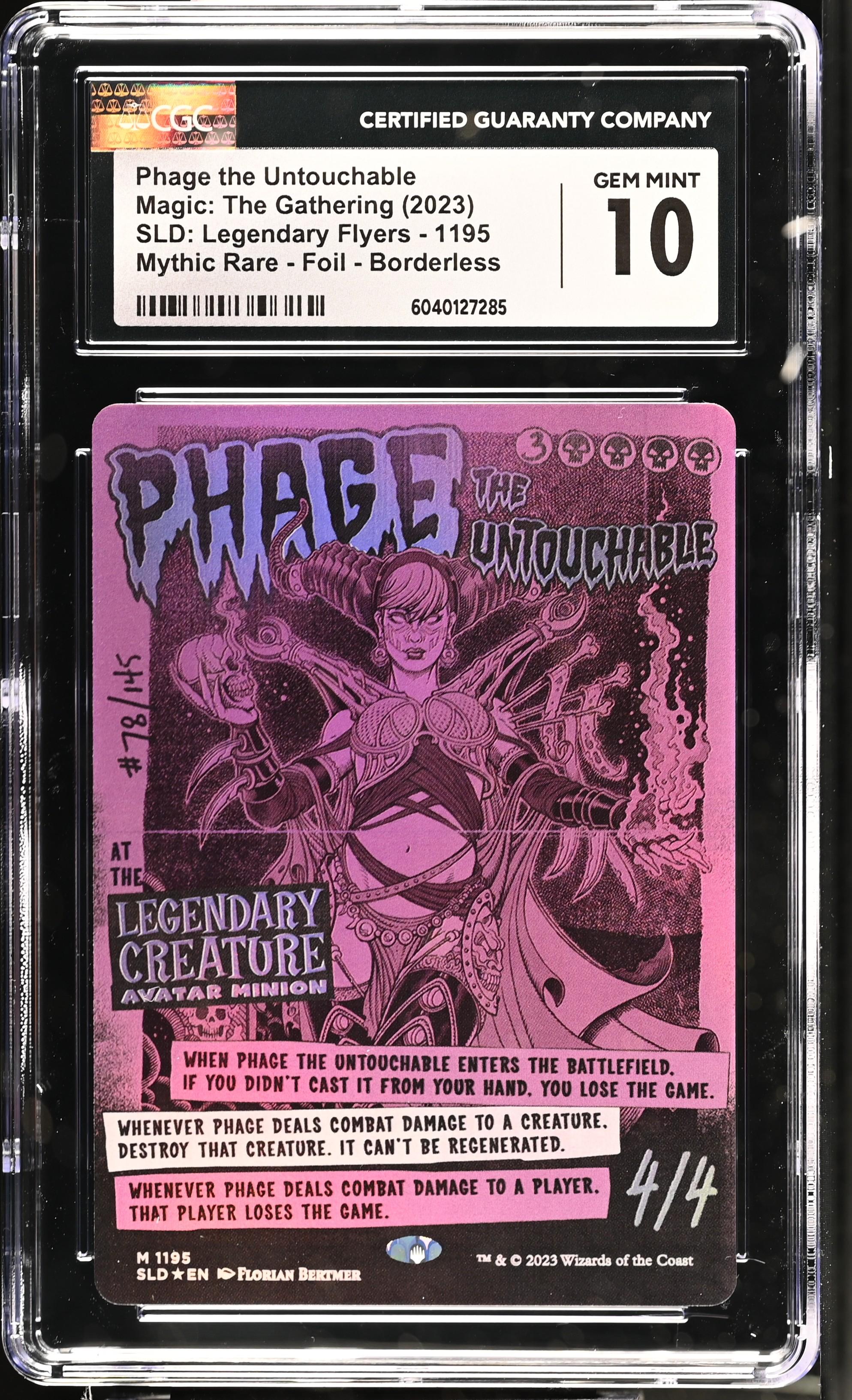 Phage the Untouchable (Secret Lair Foil CGC 10) #7285