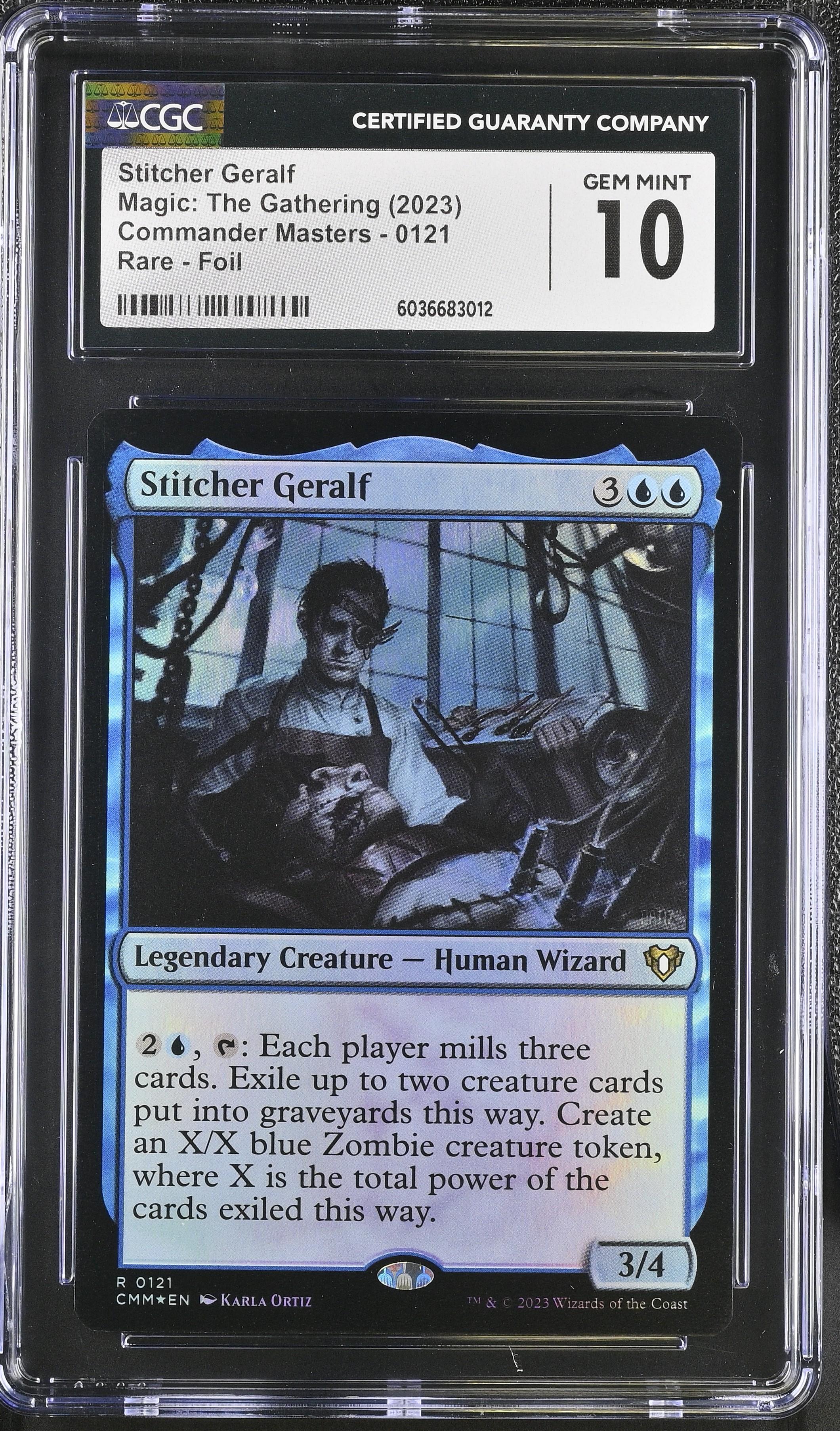 Stitcher Geralf (Commander Masters Foil CGC 10) #3012