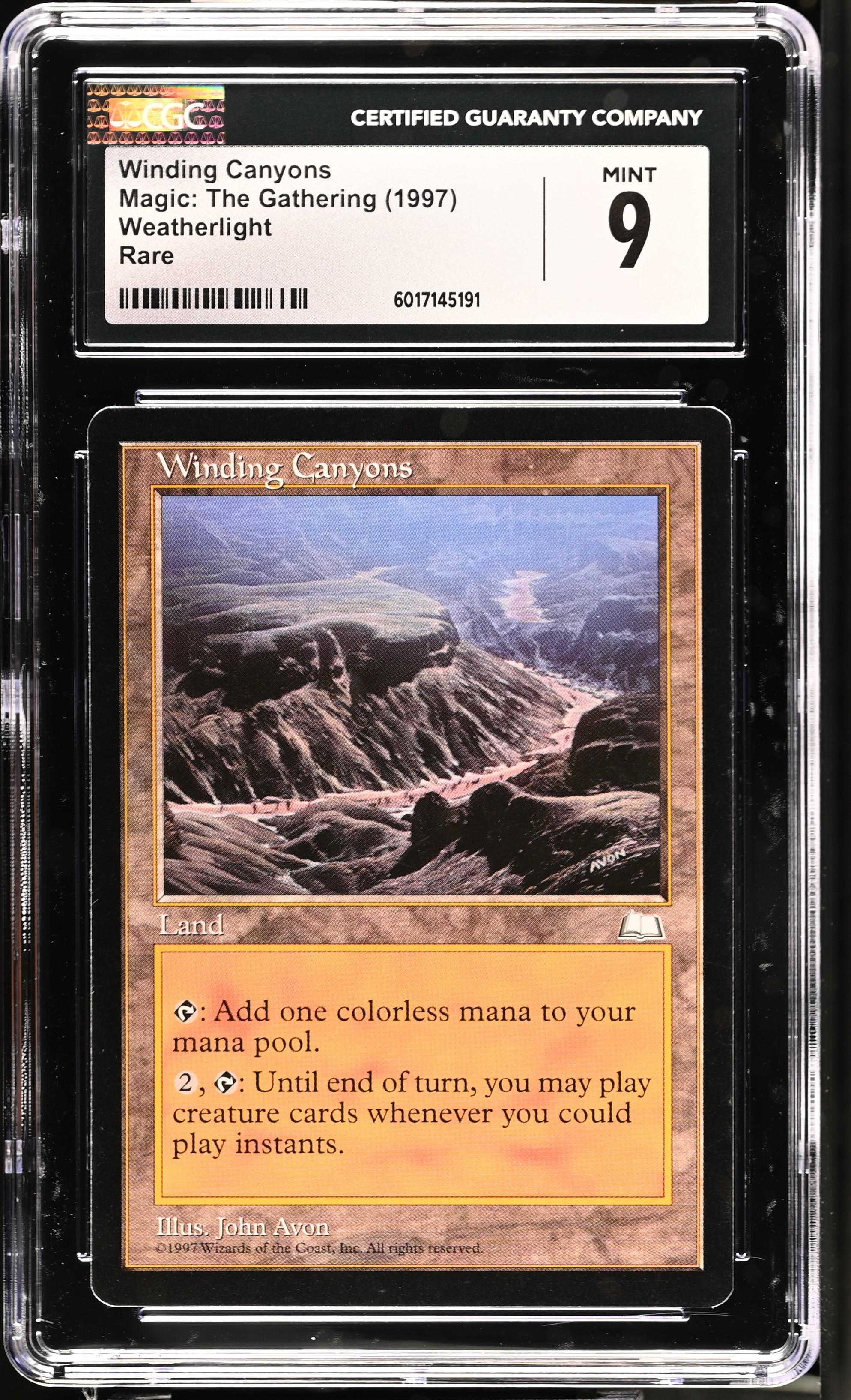 Winding Canyons (Weatherlight CGC 9) #5191
